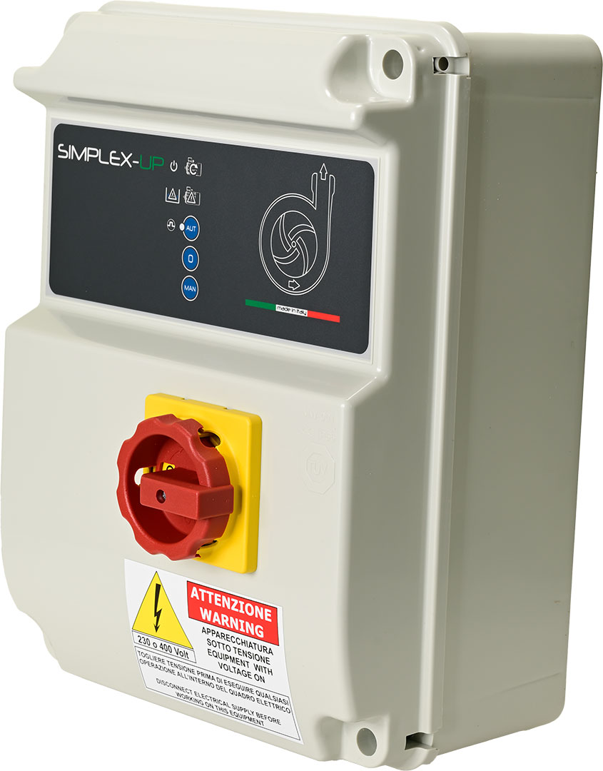 AUTOMATIKSKÅP ENKELPUMP SIMPLEX-UP-M/3 230V